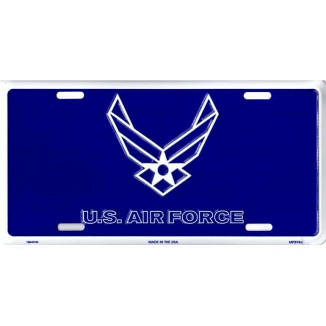 U.S. Air Force Logo Metal License Plate - Walmart.com
