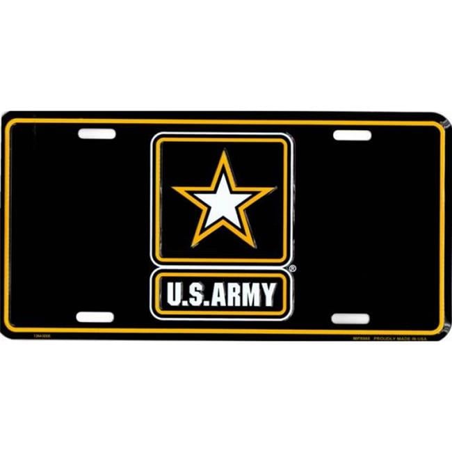 212 Main MP8988 6 x 12 in. U.S. Army Logo Metal License Plate - Walmart.com