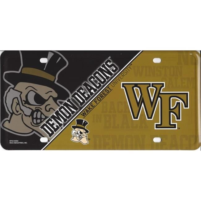 Wake Forest University Demon Deacons Metal Auto Tag License Plate ...