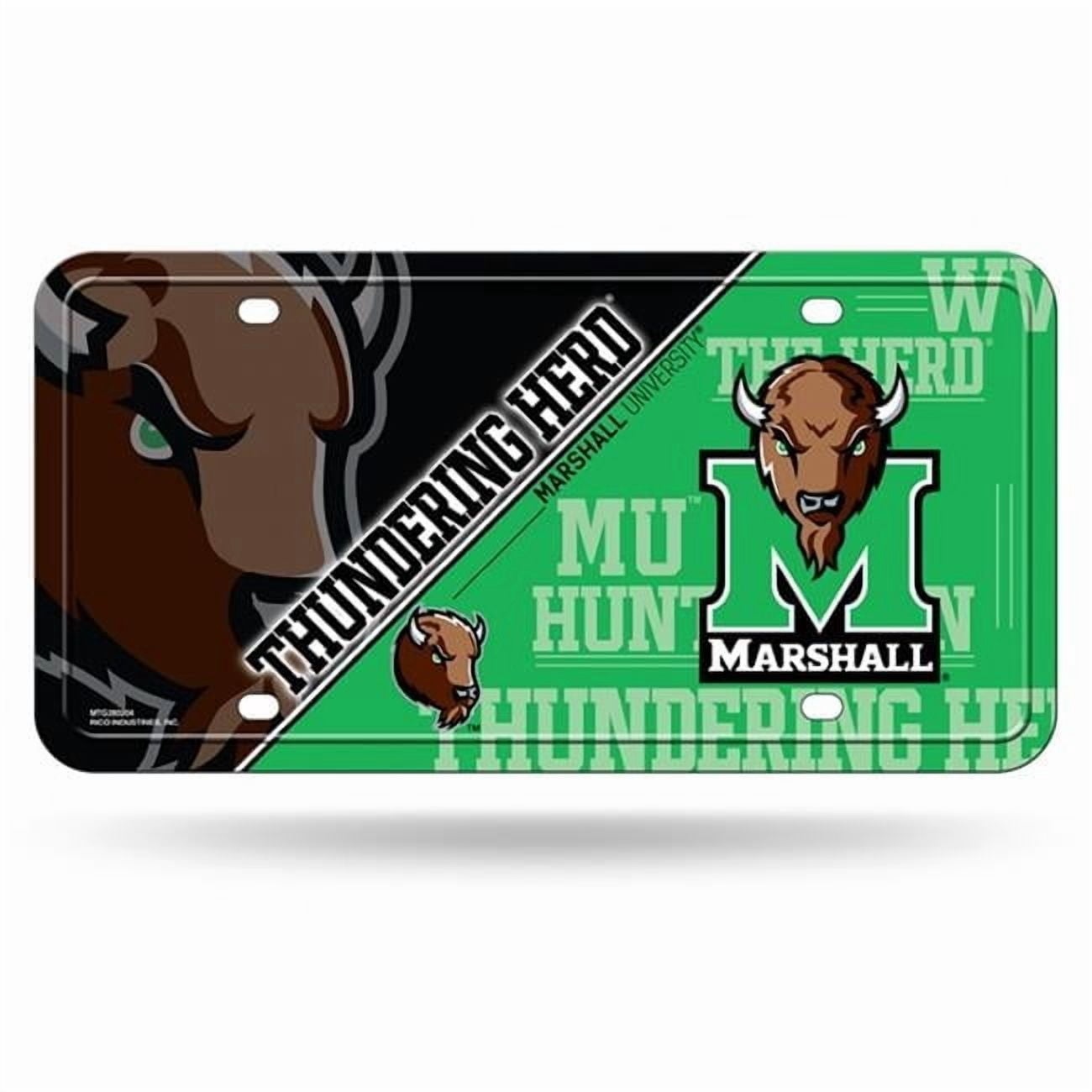 Marshall University Thundering Herd 12x6 Metal License Plate Auto Tag ...