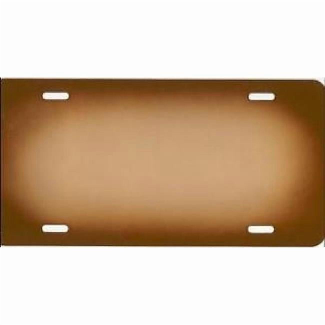 212 Main SM109 6 x 12 in. Tan Ringer Blank License Plate - Walmart ...