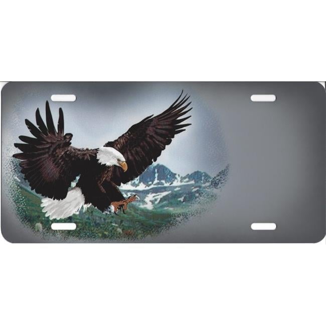 Bald Eagle Offset License Plate - Walmart.com