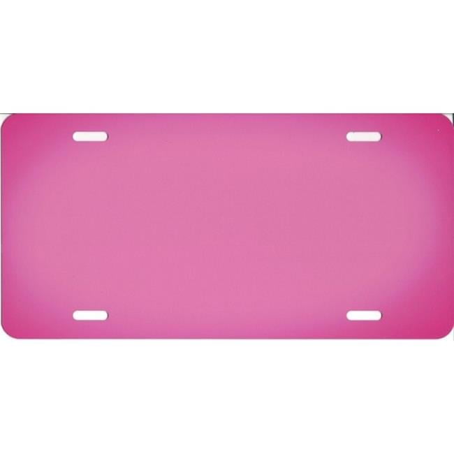 212 Main SM575 6 x 12 in. Pink Oval Fade Blank License Plate - Walmart.com