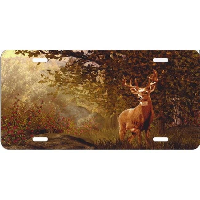 212 Main SM683 6 x 12 in. Buck in the Woods Offset Airbrush License ...