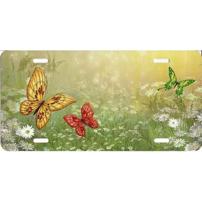 212 Main SM725 6 x 12 in. Butterflies in Forest License Plate - Walmart.com