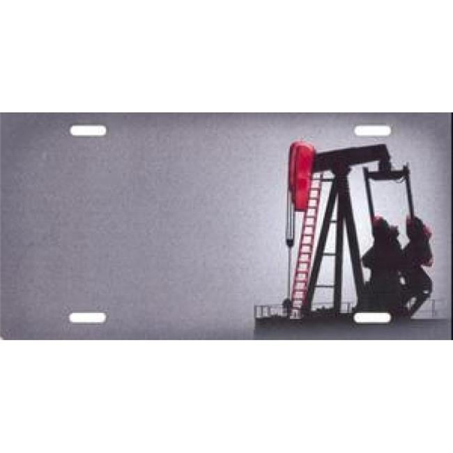 212 Main SM730 6 x 12 in. Offset Oil Rig License Plate - Walmart.com