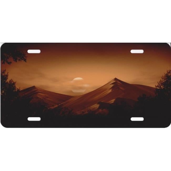212 Main SM784 6 x 12 in. Mountain Scene License Plate - Walmart.com