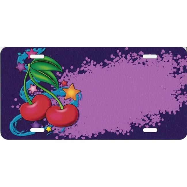 212 Main SM815 6 x 12 in. Offset Cherries License Plate - Walmart.com