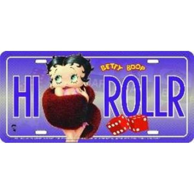 Betty Boop HI ROLLER License Plate - Walmart.com