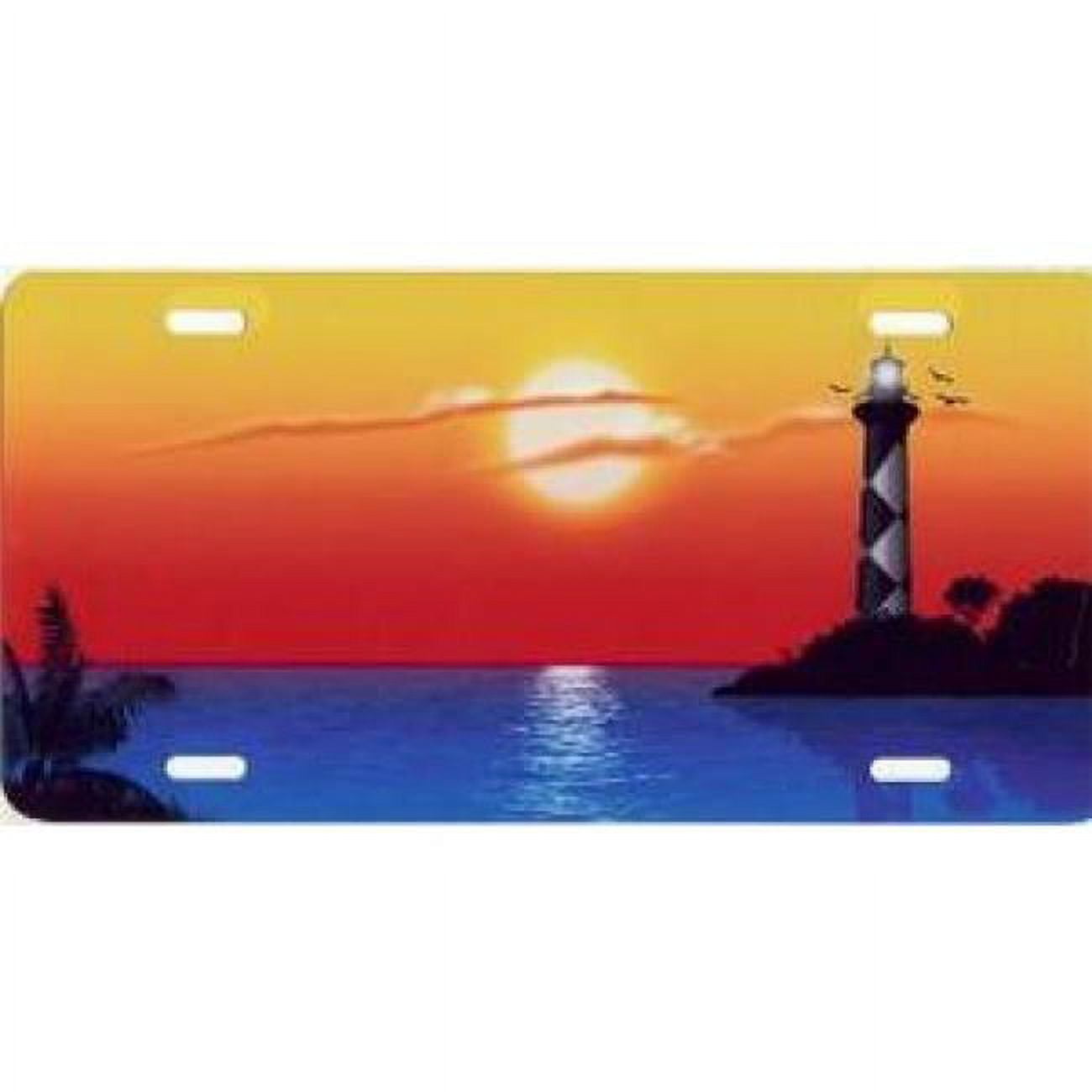 212 Main T2122D 6 x 12 in. Cape Lookout Lighthouse License Plate, Free ...