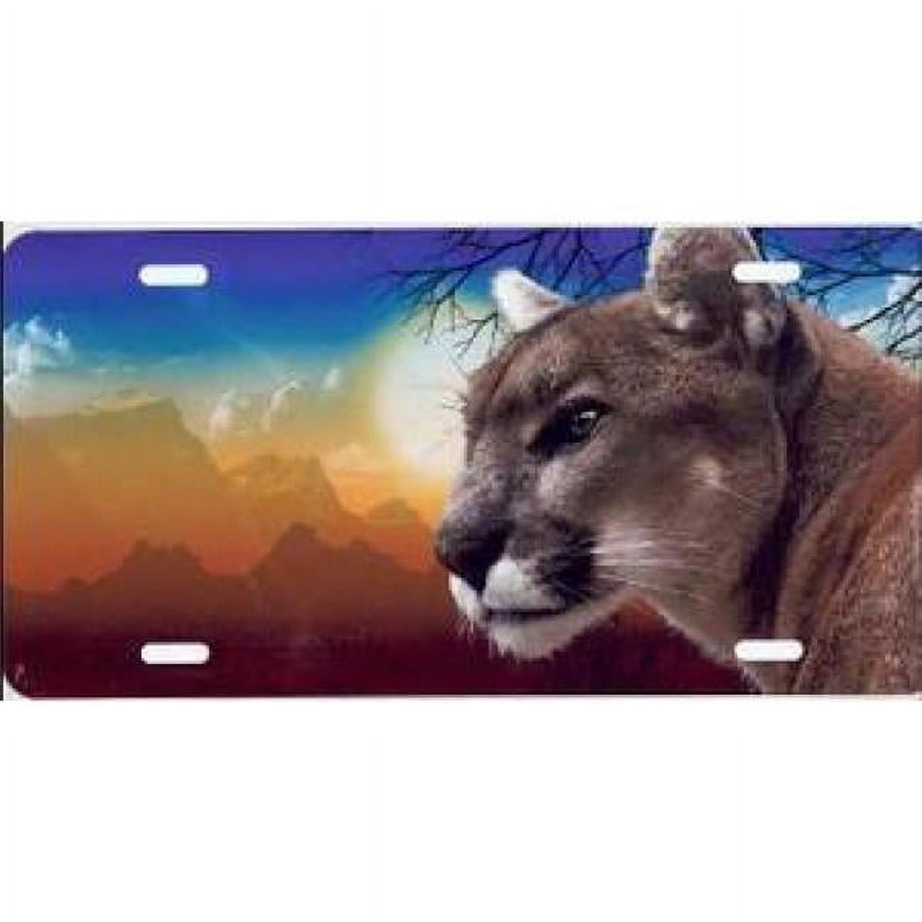 212 Main T2234F Cougar Full Color License Plate, Free Personalization ...