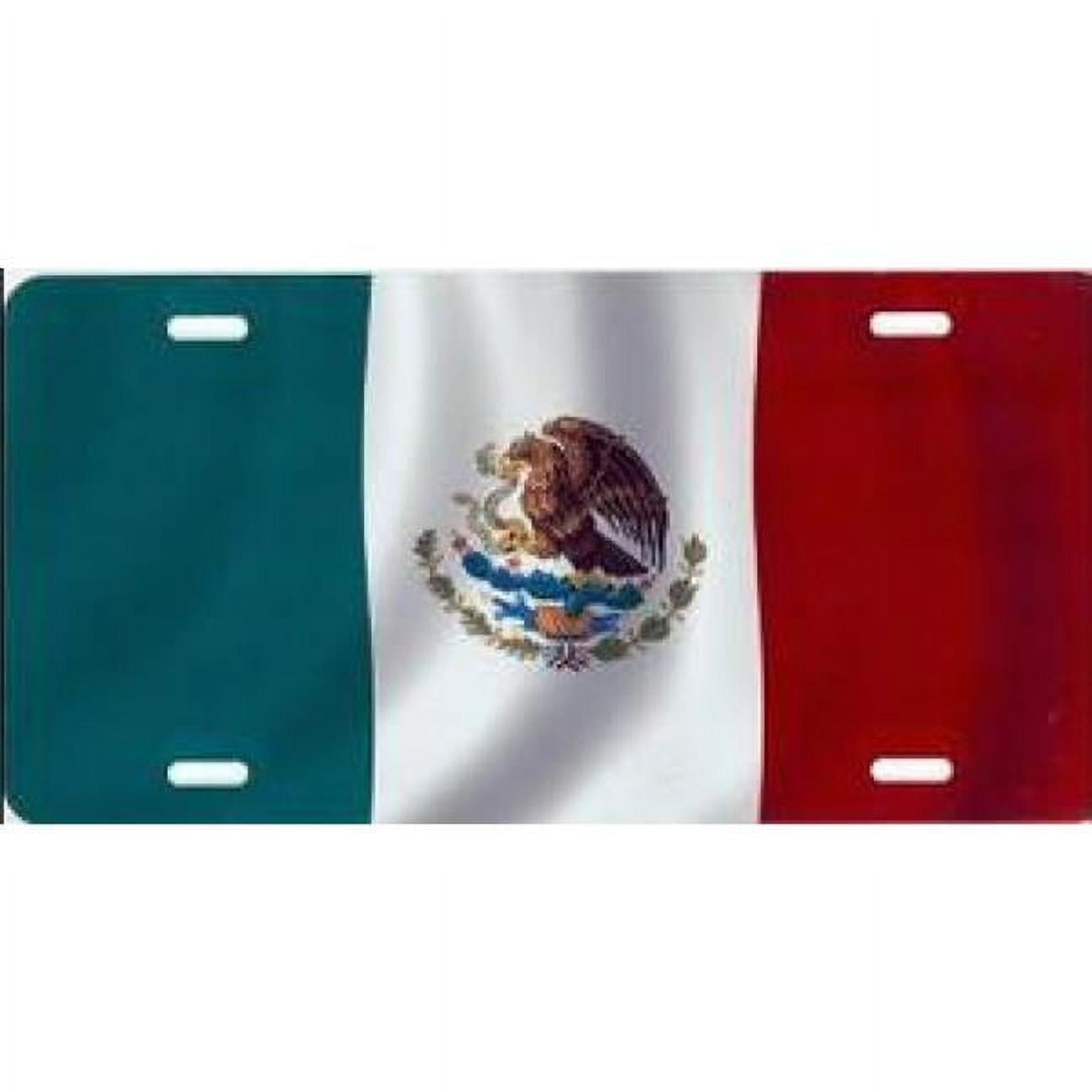 212 Main T2911F 6 x 12 in. Mexican Flag License Plate - Walmart.com