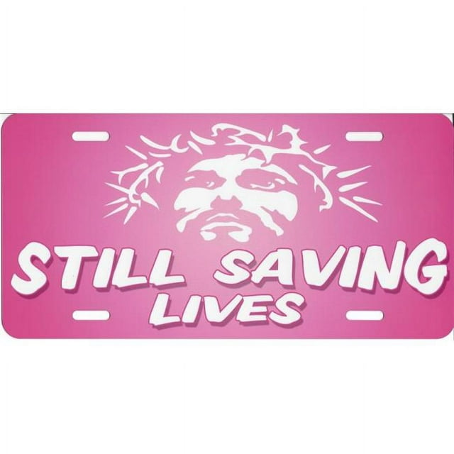 212 Main T9313R 6 x 12 in. Jesus Still Saving Lives on Pink Metal ...