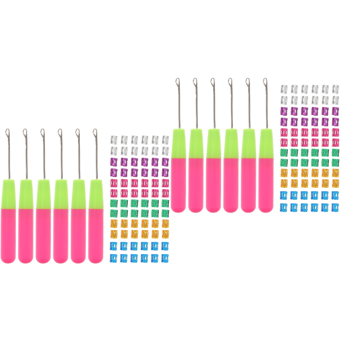 212 Pcs Crochet Hook Braiding Tool Crochet Needle Braid Crochet ...