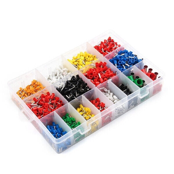 2120PCS Electrical Wire Connectors Cord Pin End Bootlace Ferrule Crimp ...