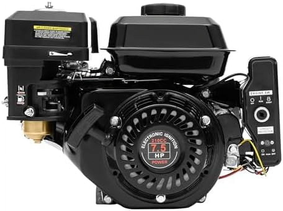 212CC Gas Engine with Electric Start, 7.5HP 4 Stroke Gasoline Engine ...
