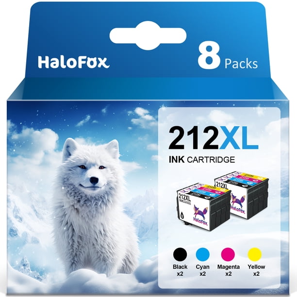 212XL Ink Cartridges Replacement for Epson 212XL 212 XL T212XL T212 Ink ...