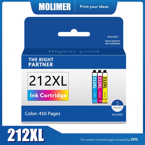 212XL Ink Cartridges 3Pack Replacement for Epson212XL for Epson Stylus ...