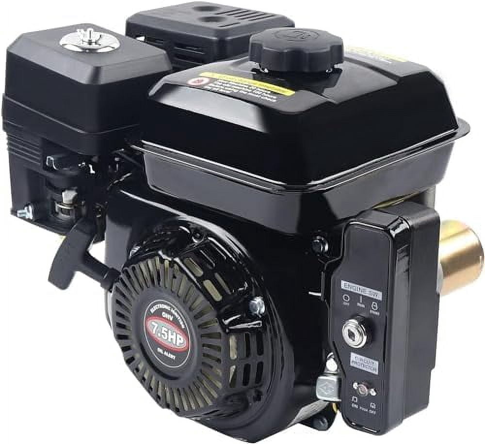 212cc 7.5HP Gas Engine, 4-Strokes Go Kart Engine w/Electric Start, Gas ...