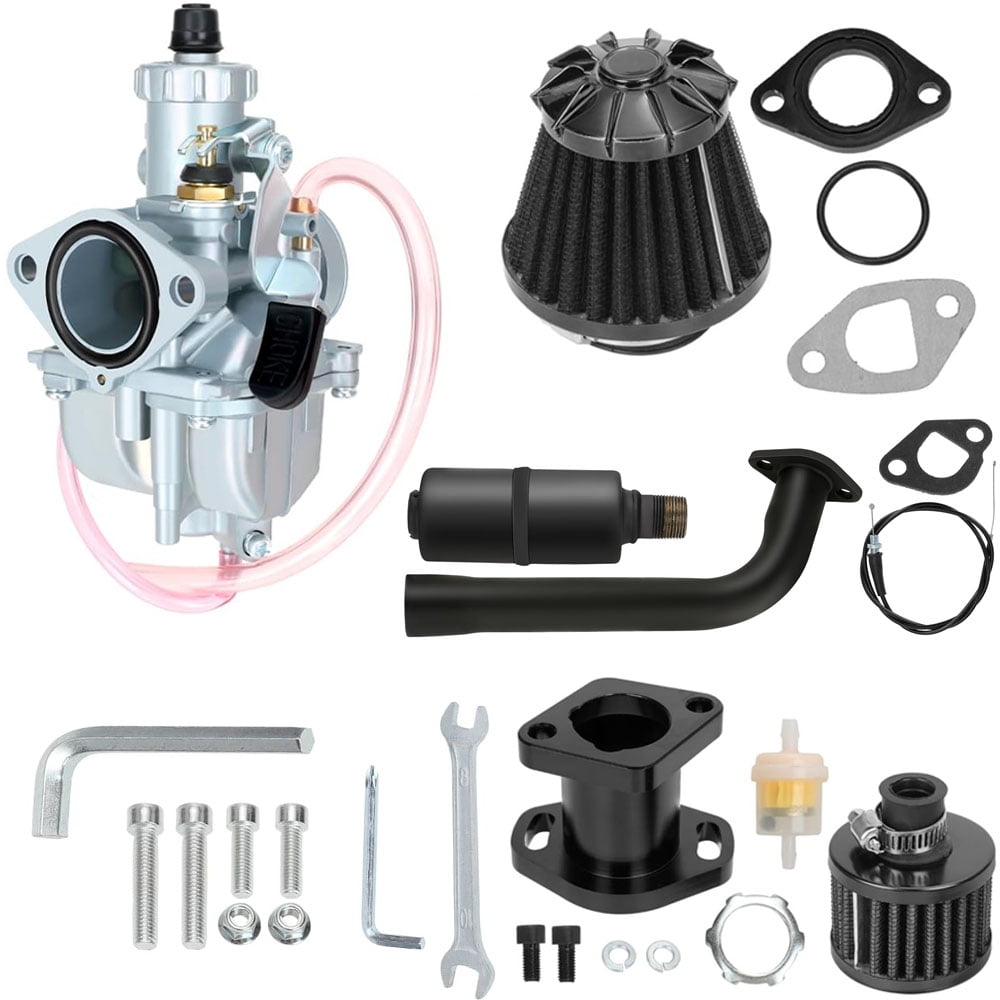 212cc Carburetor VM22 Carb Exhaust Muffler Stage 2 Kit Fit for Predator ...
