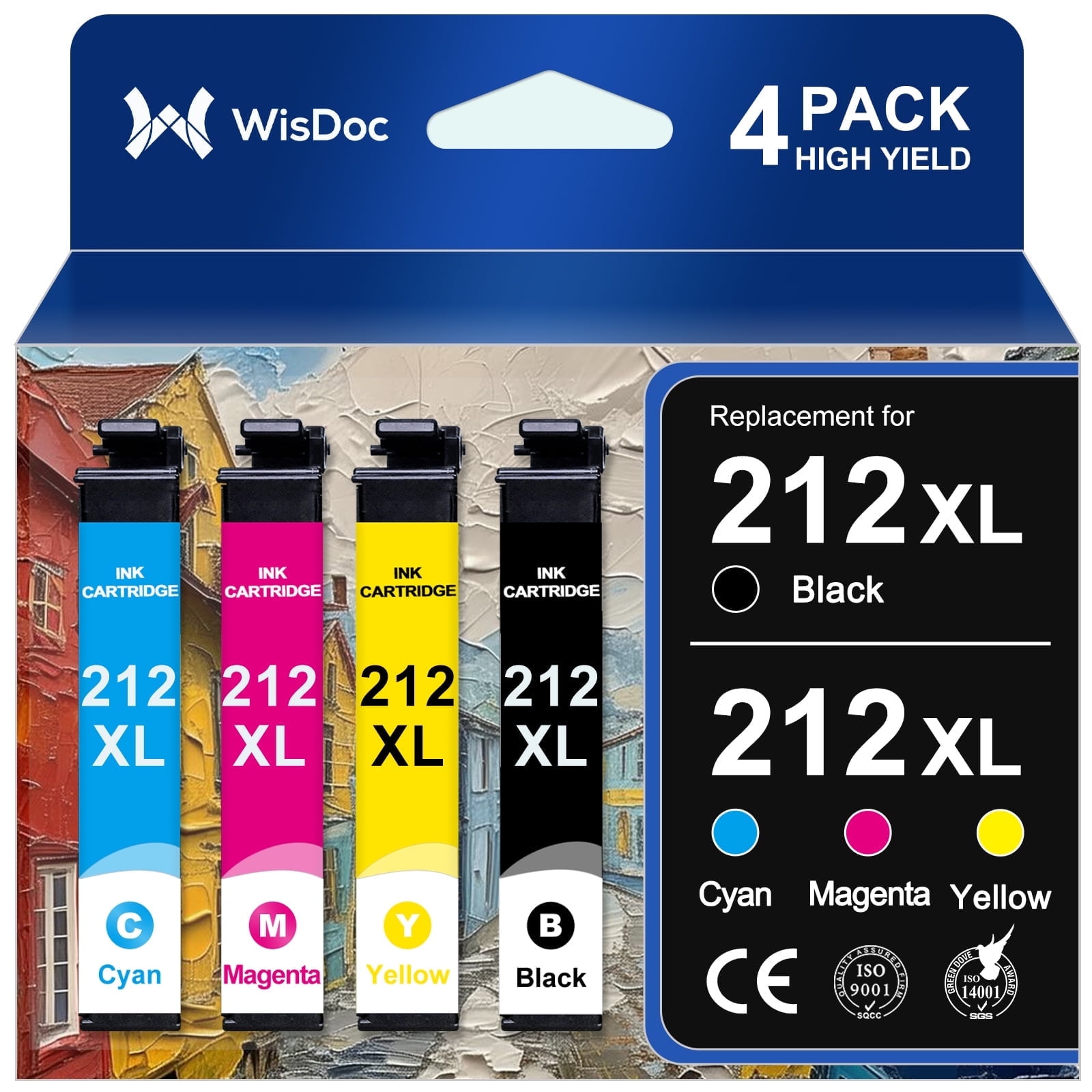 212XL Ink Pack for Epson WF-2850, WF-2830, XP-4100, XP-4105 Printers ...