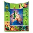 2024 Grinch Throw Blanket!!! Christmas Grinch Blanket Funny Flannel ...