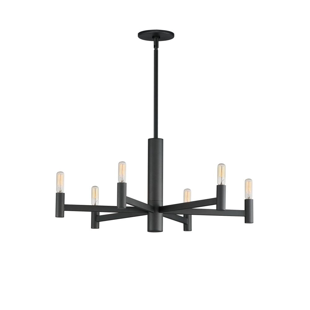 21366BK Maxim Lighting Emana - 6 Light Chandelier-11.75 Inches Tall and ...