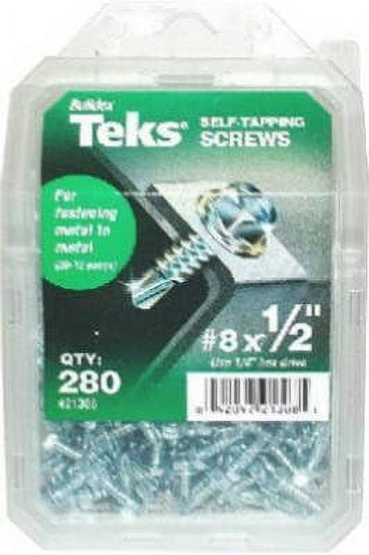 21376 Teks #10 X 5/8 In. Phillips Pancake Head Self-Drilling Screw, 190 ...