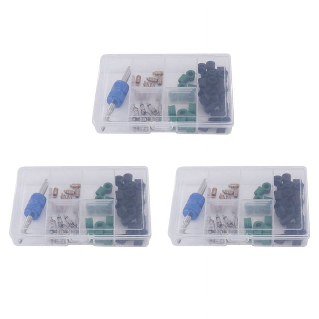 213Pcs A/C Air Conditioning Valve Core R12 R134A Refrigeration Valve ...