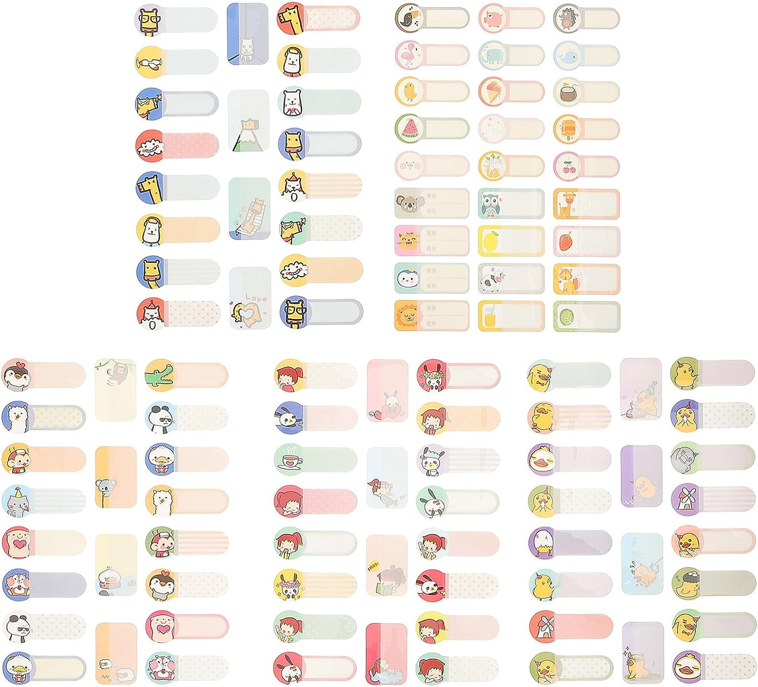 214pcs Name Handwritten Stickers Tags Water Carafe with Cup Baby ...