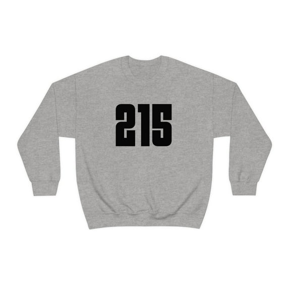 215 Area Code Unisex Crewneck Sweatshirt - Walmart.com