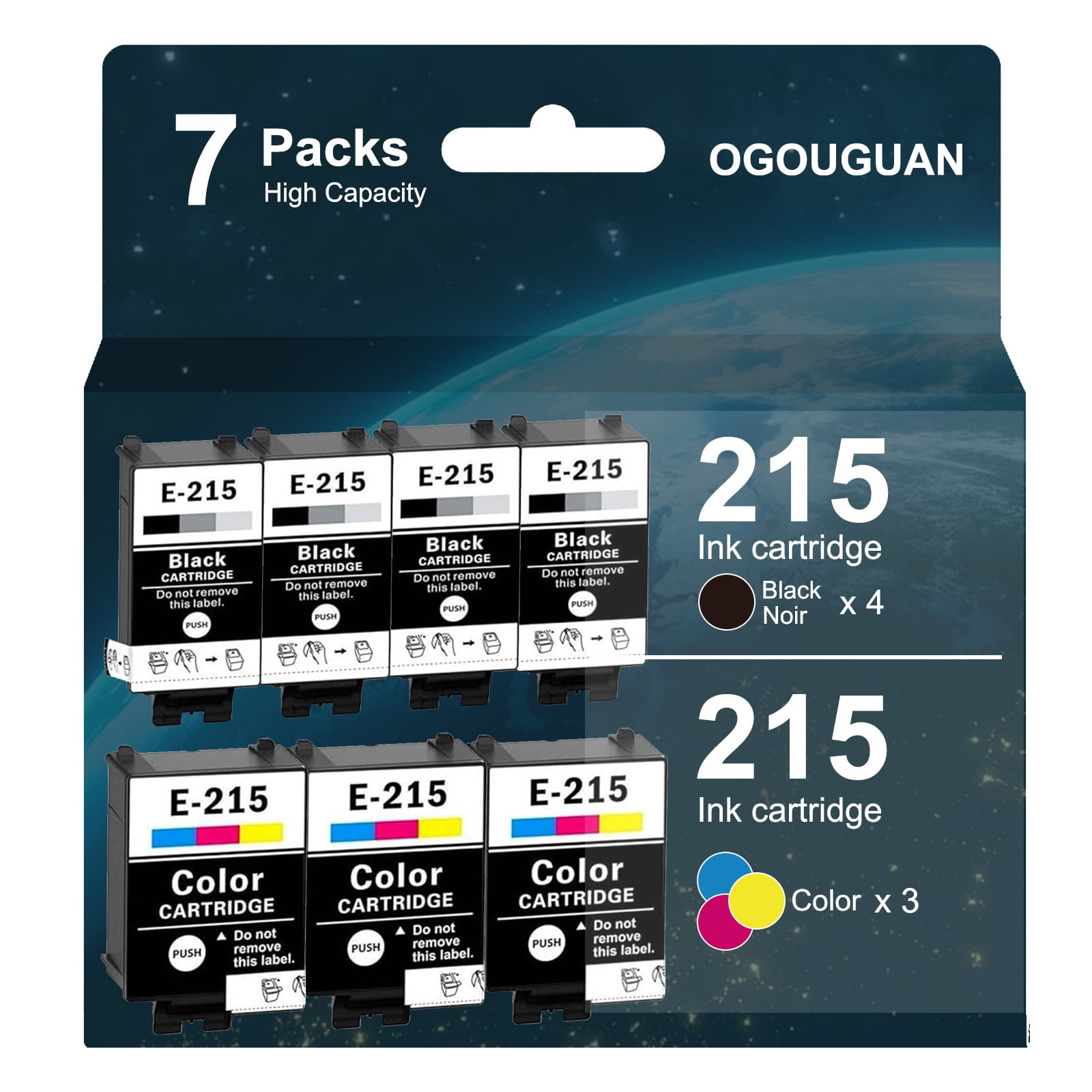 215 Ink Cartridge Replacement for Epson E215 T215 Compatible with ...