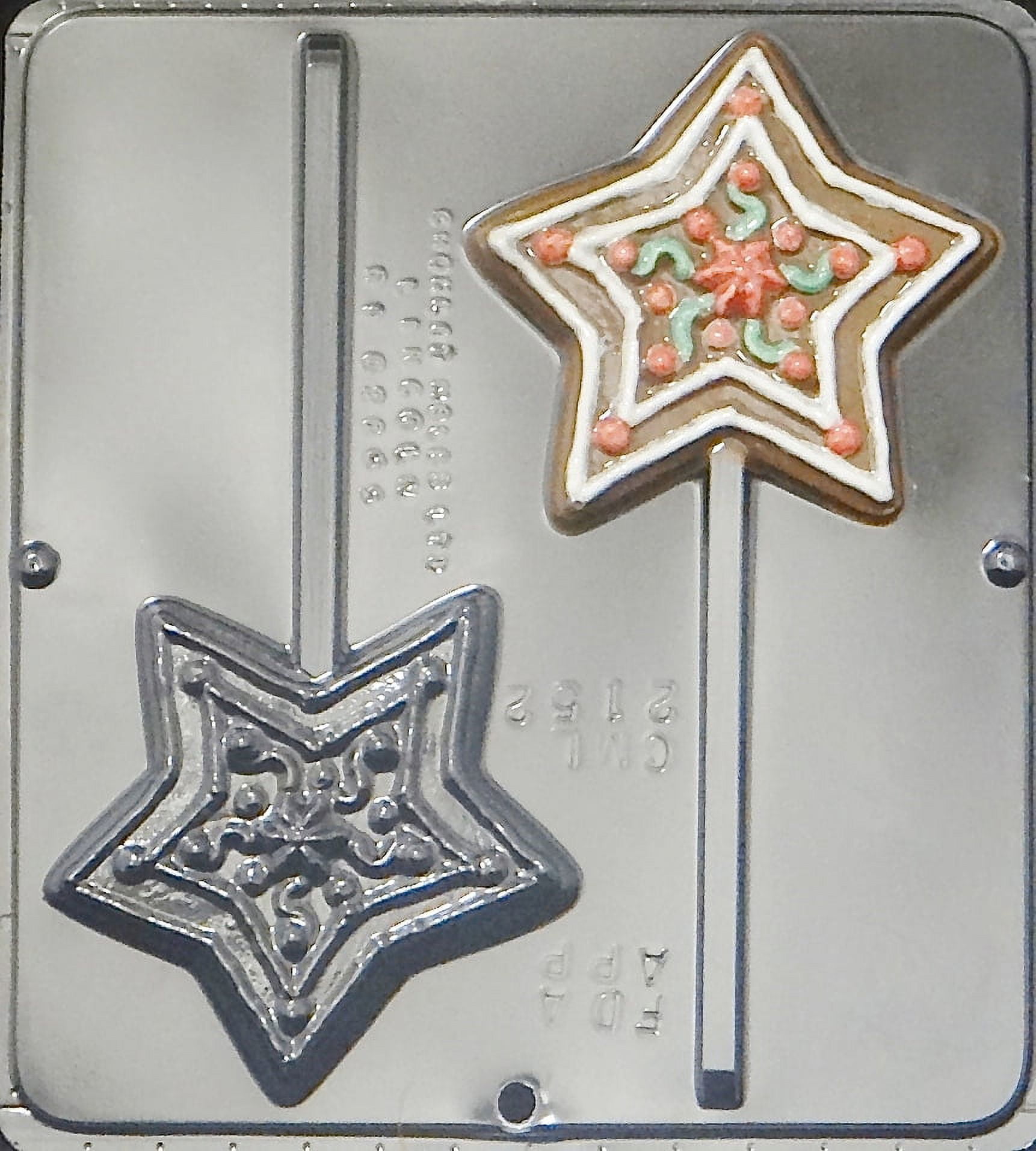 2152 Star Pop Lollipop Chocolate Candy Mold - Walmart.com