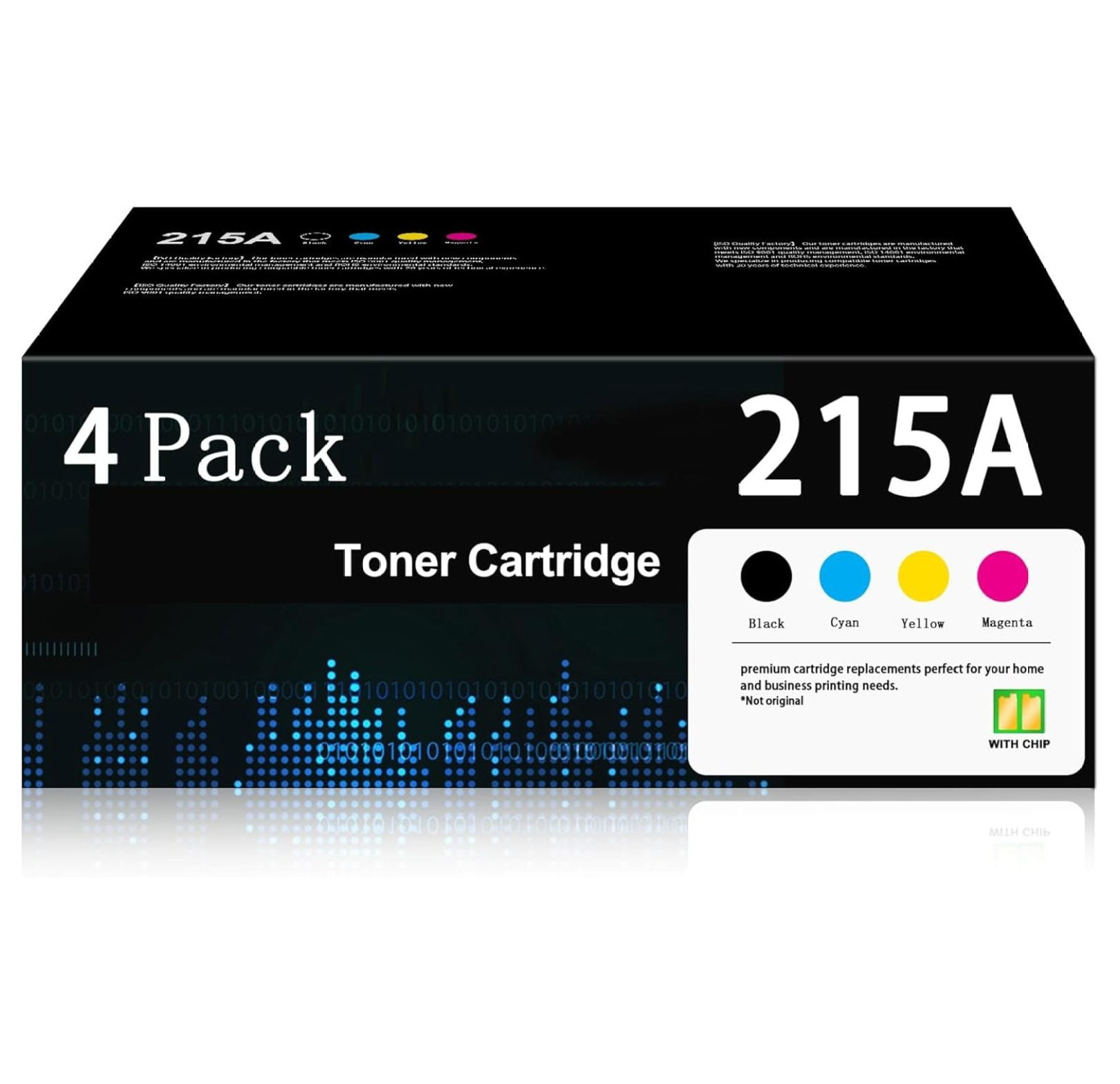 215A with Chip Replacement for 215A Toner Cartridges 4 Pack W2310A ...