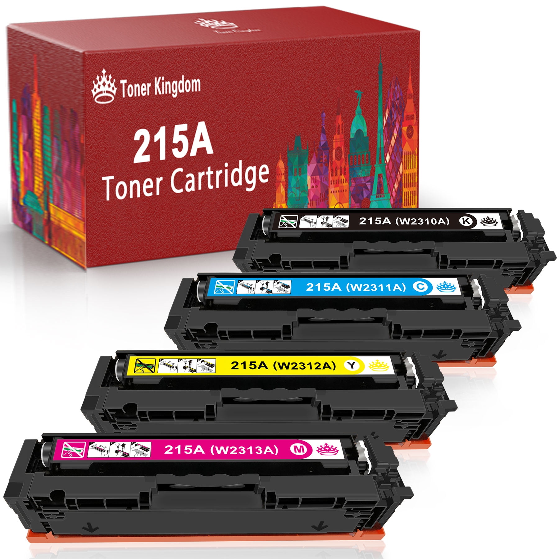 215A Compatible Toner Replacement for HP W2310A 215A Pro M182nw M183fw ...