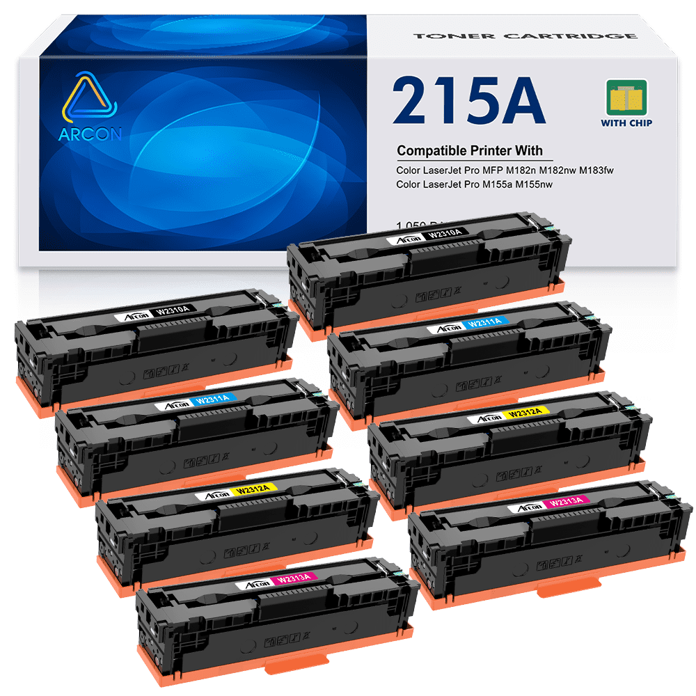 215A High Yield Toner Cartridges (with Chip) Compatible for HP 215A Toner Cartridges 8 Pack ...
