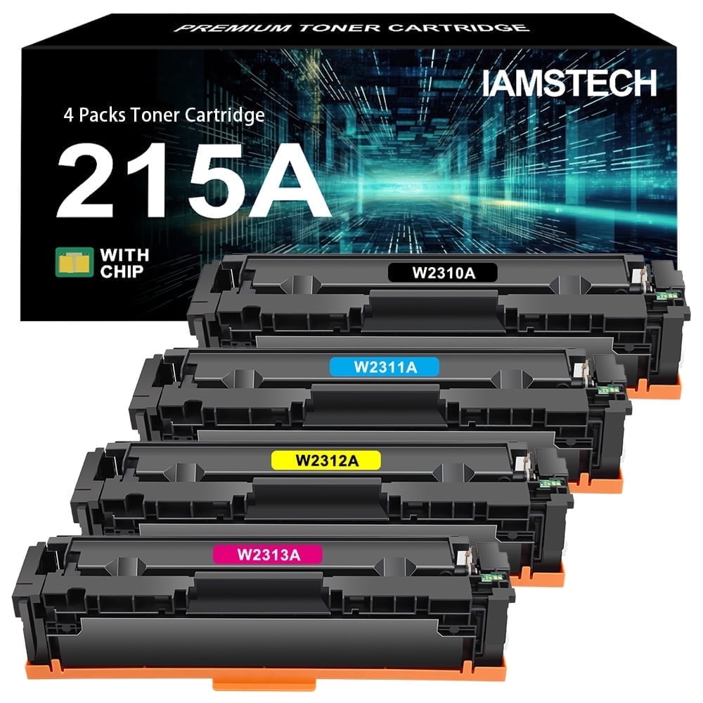 215A Toner Cartridge 4 Pack (with Chip) 215A W2310A W2311A W2312A ...