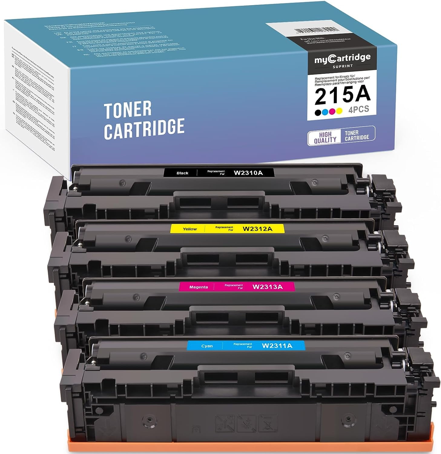215A Toner Cartridge Replacement for HP 215A W2310A for Color Laser Jet ...