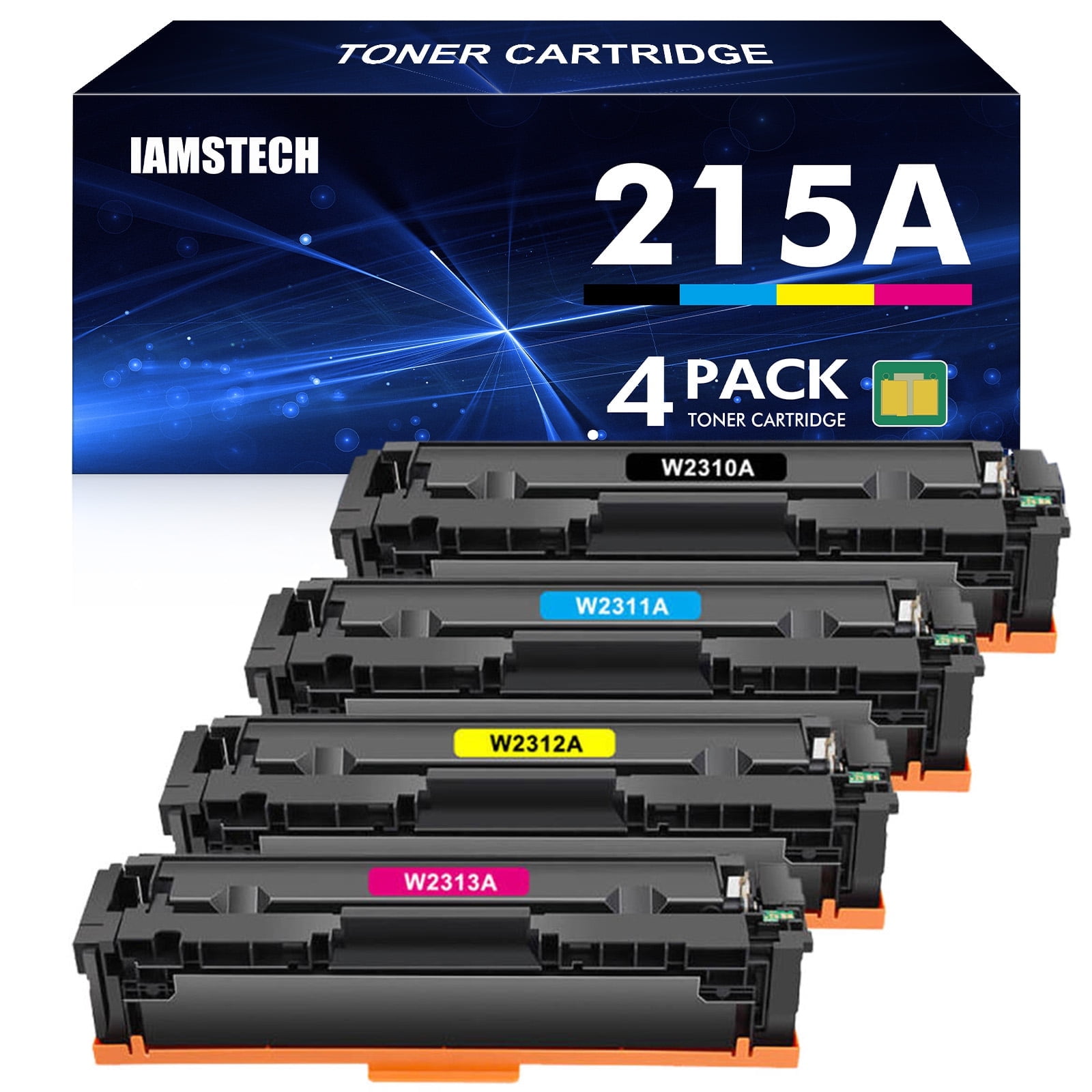 HP 215A Laserjet Toner Cartridges 4 Pack | For HP Pro MFP M182nw ...