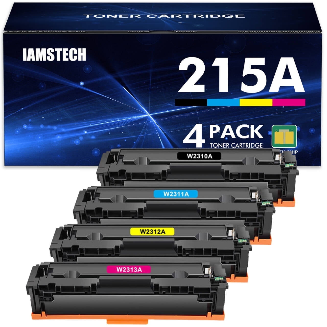 215A Toner Cartridges With Chip | Work with HP Color Pro MFP M182nw MFP ...
