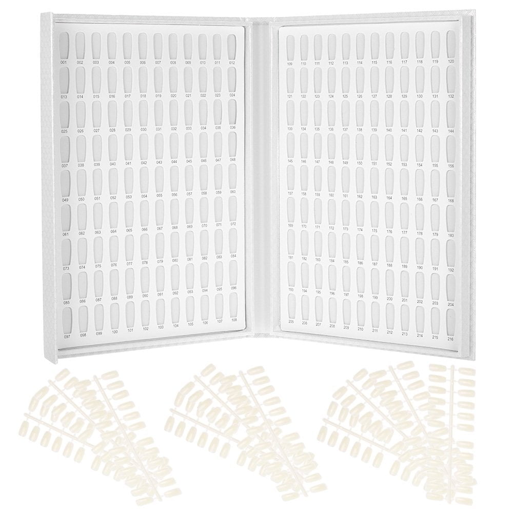 216 Colors Nail Display Book,Anself s Nail Gel Polish Display Chart ...