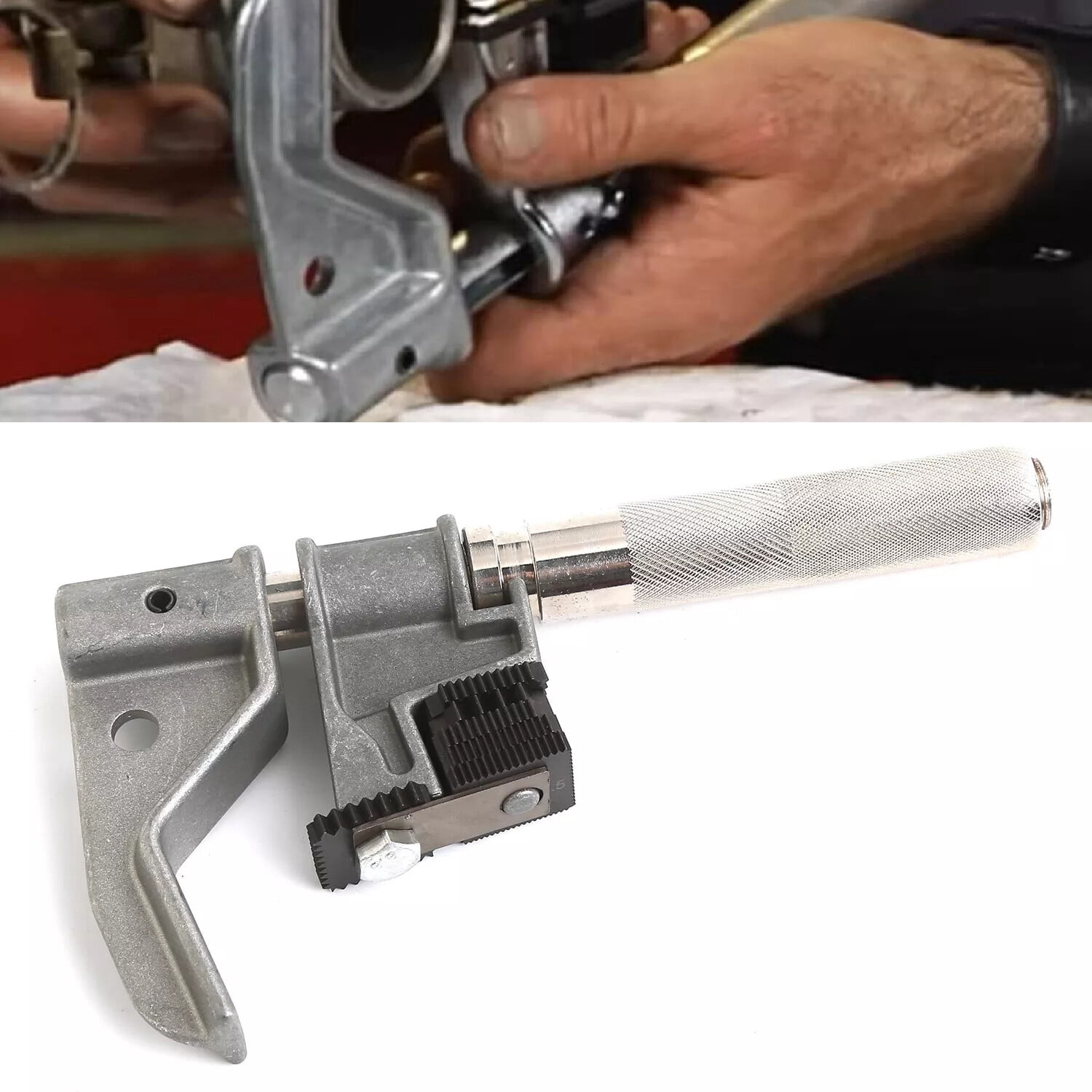 216884 7402 Universal Outside Thread Chaser with 6 DiesFor 1-1/4” to 5 ...