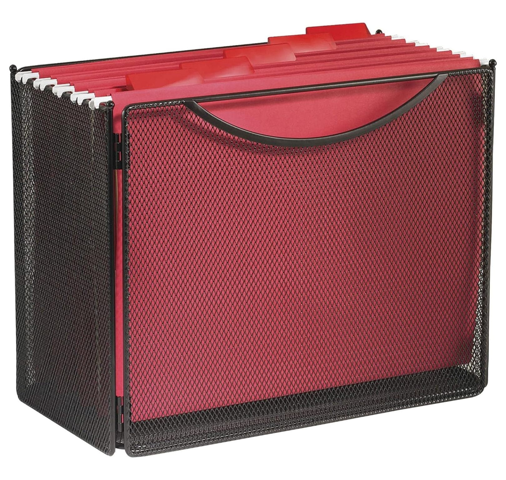 2169BL Onyx Mesh Desktop Box File, 6" Deep, Letter Size (Qty. 1), Black ...