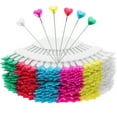 MOV 216pcs Sewing Pins with Heart Shape Heads Straight Quilting Pins ...