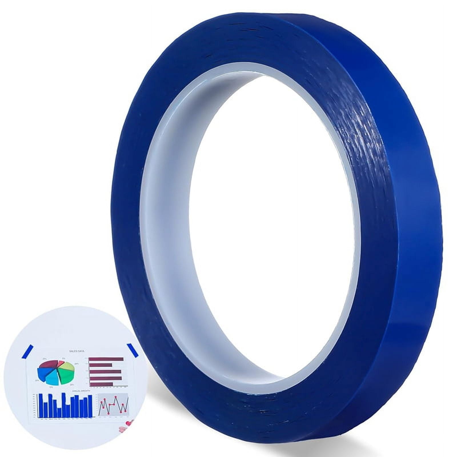 217 Feet Whiteboard Tape Blue 1/2 Inch Graphic Tape Line Self Adhesive ...