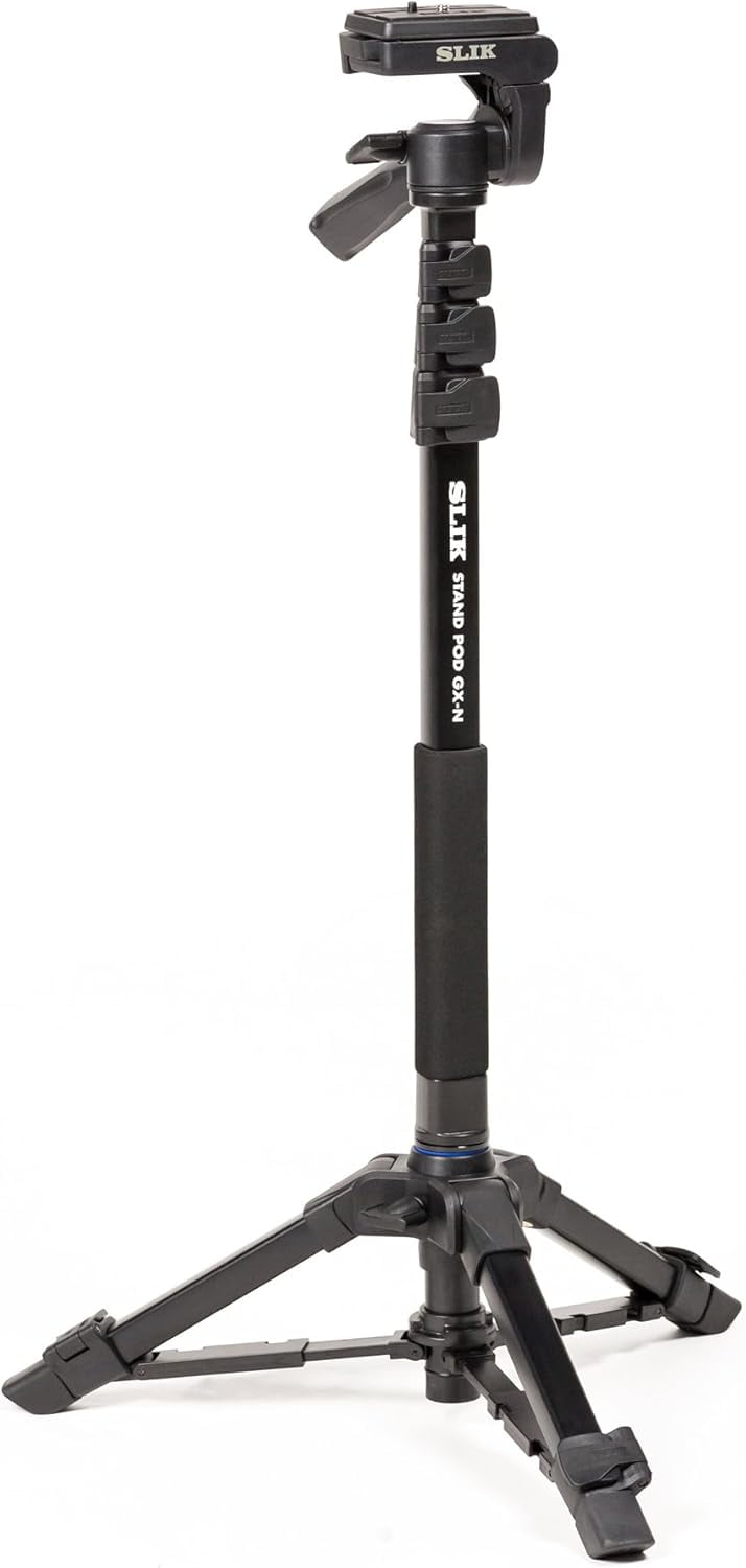 217122 Monopod & Simple Tripod Stand Pod GX-N 4 Level Lever Lock Type 3 ...