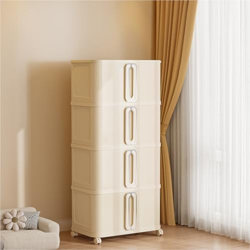 217Qt Plastic Storage Bins with Lid, Stackable Storage Bins with Wheels ...