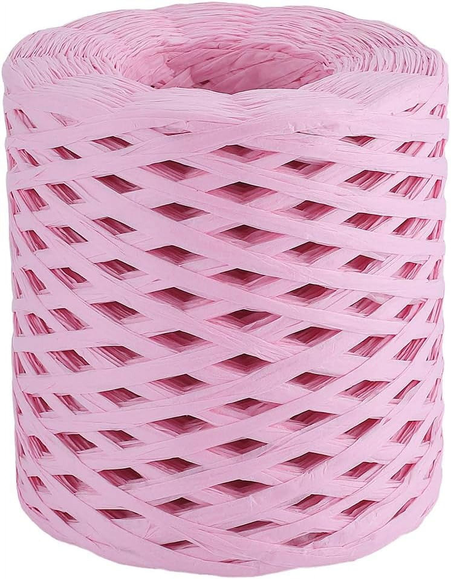 218 Yards Gift Wrapping Raffia Ribbon Natural Bulk Packing Raffia Paper ...