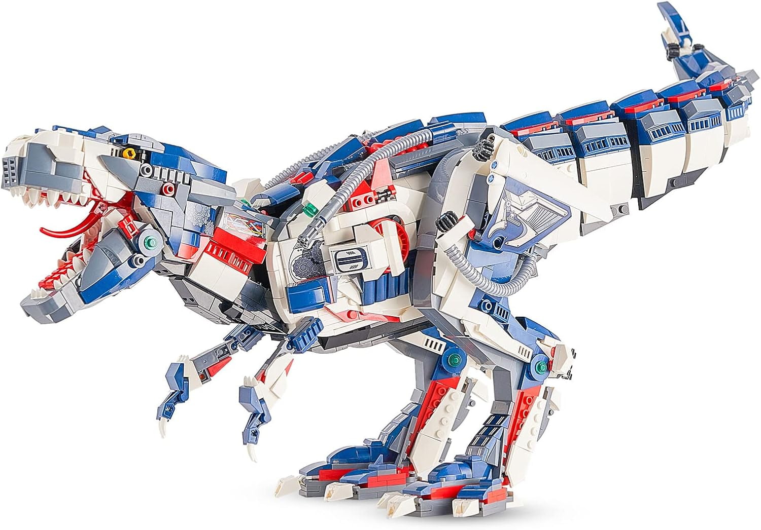 2188 Piece Mechanical Dinosaur Building Kit, Build A Collectible ...