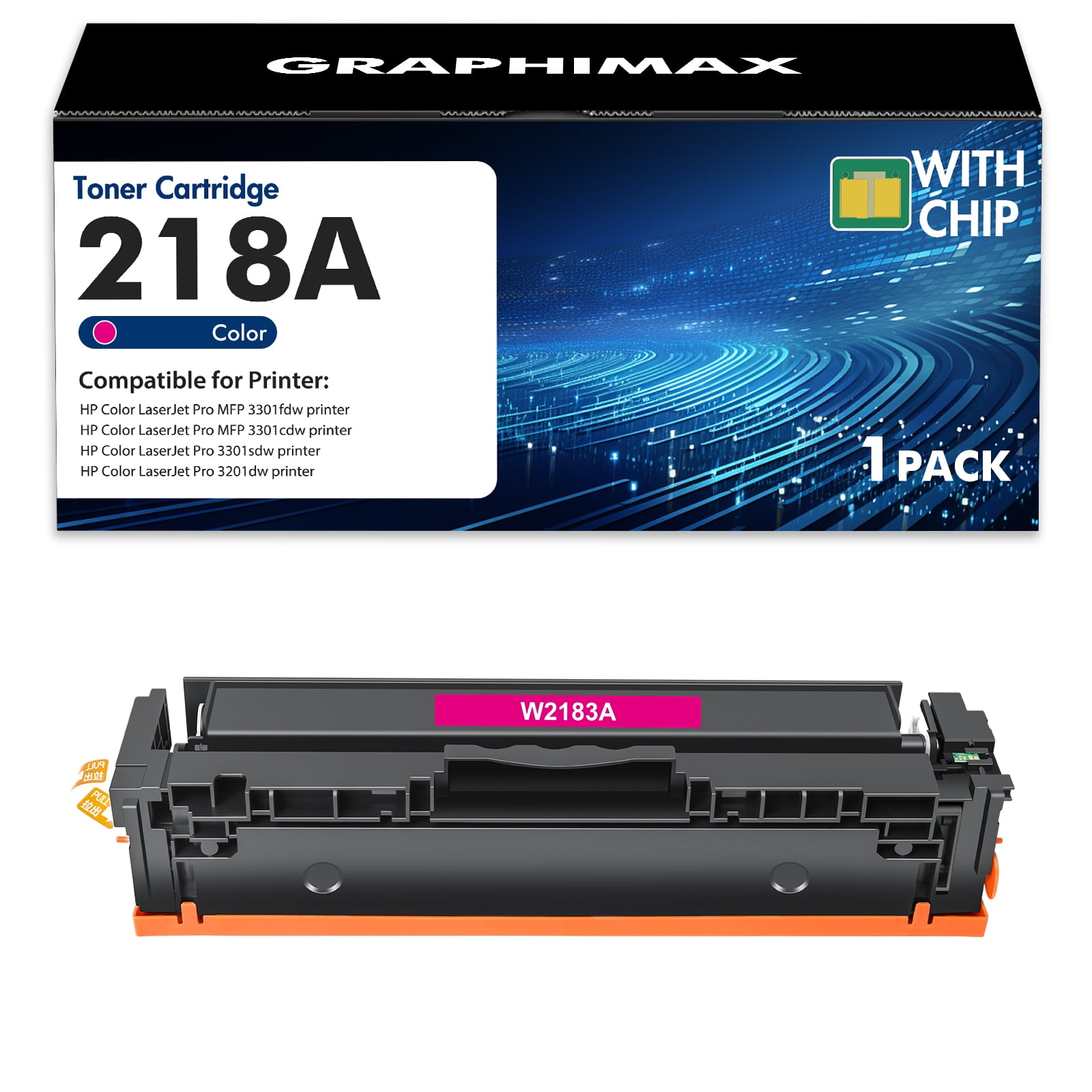 218A Toner Cartridges Magenta No Chip Compatible for HP 218A W2180A ...
